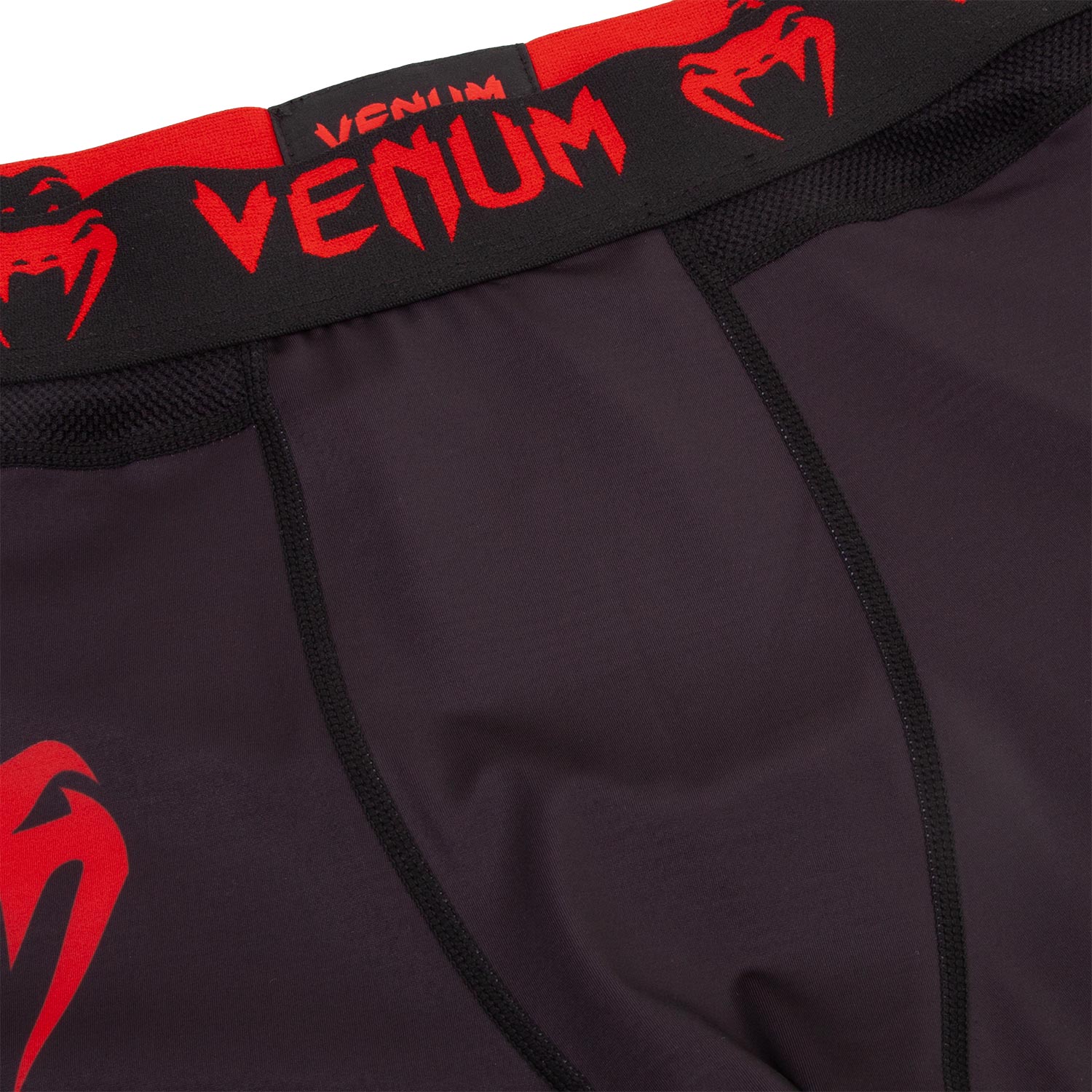 Venum Logos Tights - Black/Red – Venum United Kingdom